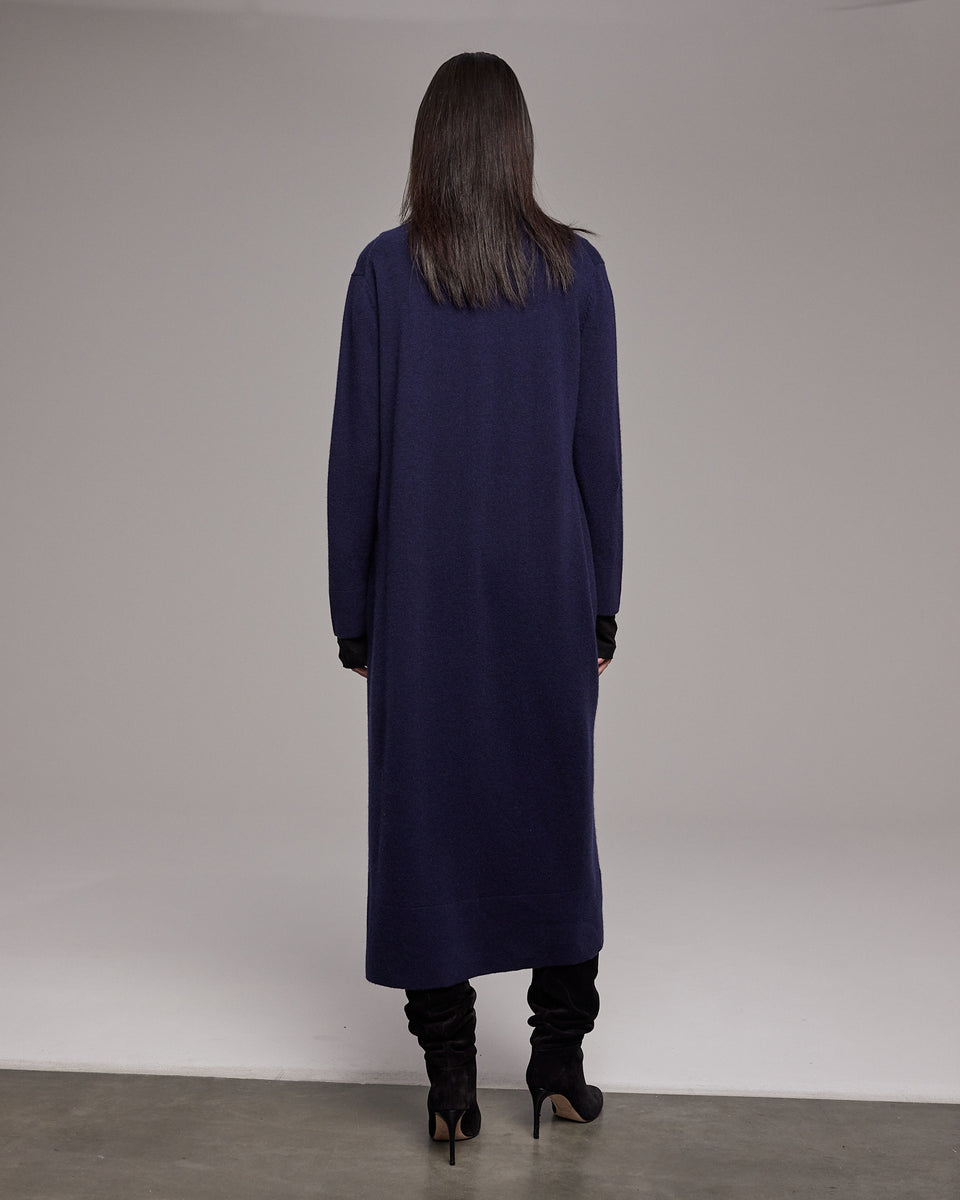 Extra long cardigan purple I TWELVE by Britta Becker